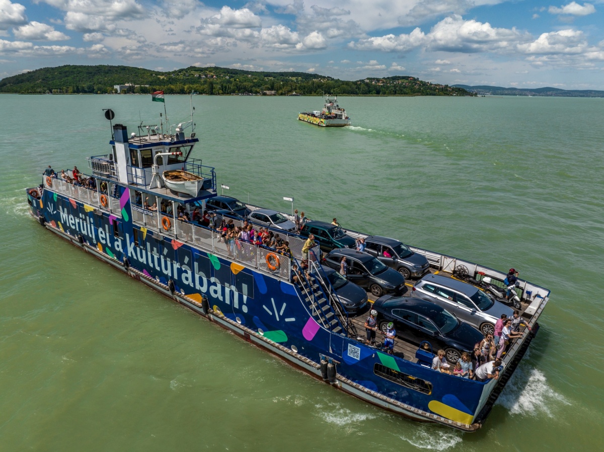 Komp Tihany 2025. Kompátkelés Tihanyból Szántódra - Programturizmus