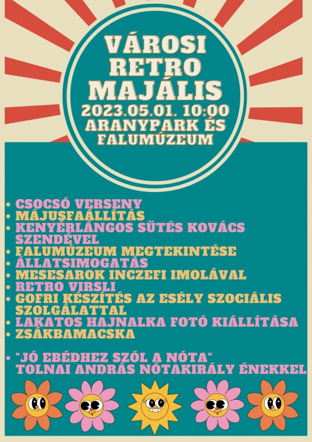 Majális Örkény 2023 Városi Retro Majális Programturizmus