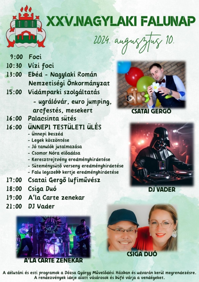 Nagylak Falunap 2024 - Programturizmus