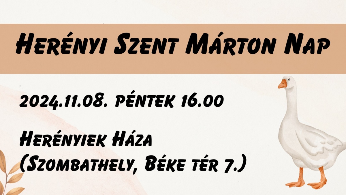 Herényi Szent Márton-nap 2024 Szombathely - Programturizmus