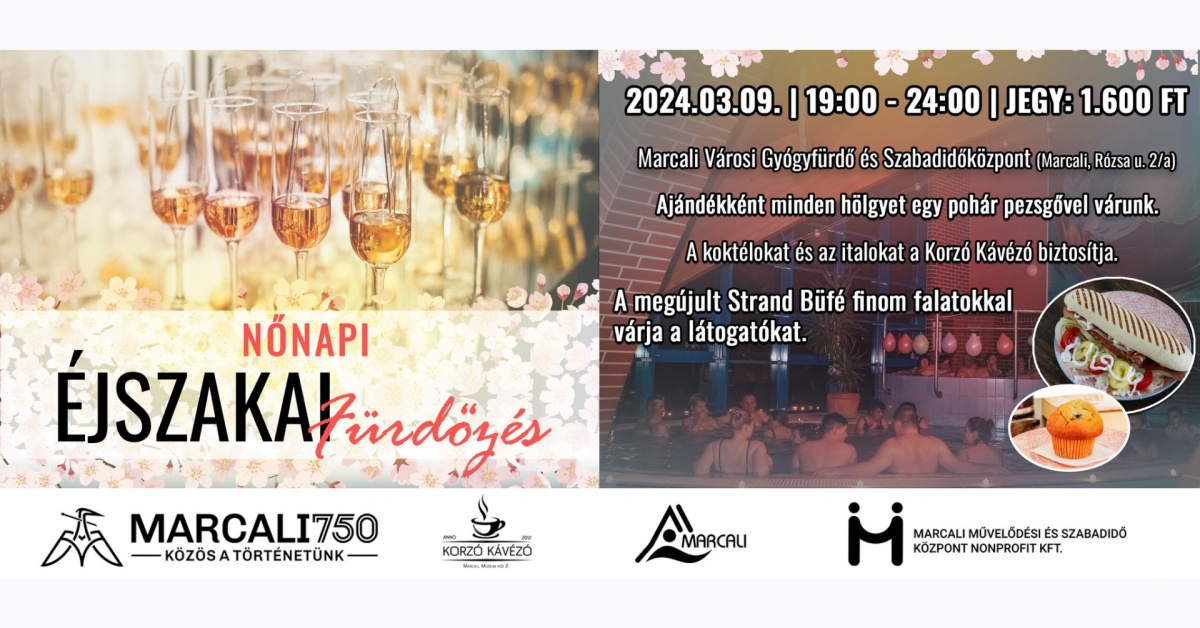 Nőnap Marcali 2024 - Programturizmus