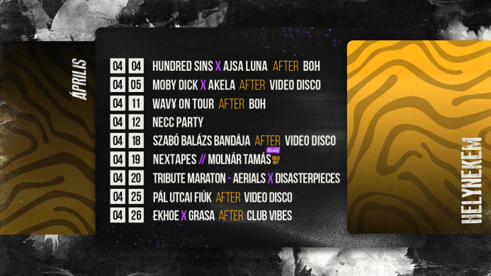 HELYNEKEM programok Miskolc 2025 - Programturizmus